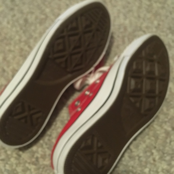 Converse | Shoes | Custom Red Converse Womens Size 6 | Poshmark